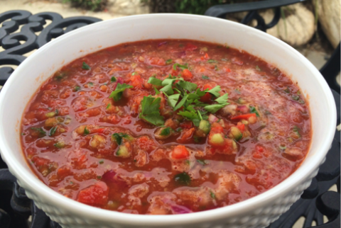 Easy Gazpacho - Tomato Wellness